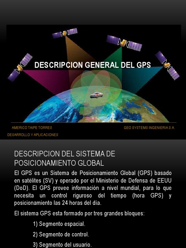 Clase 1-Nociones Basica de Gps | Sistema de Posicionamiento Global ...