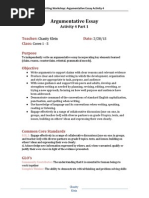Lesson Plan Discursive Writing | PDF | Essays | Lesson Plan