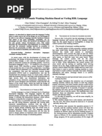 Automatic Washing Machine Control System Using Verilog HDL | PDF