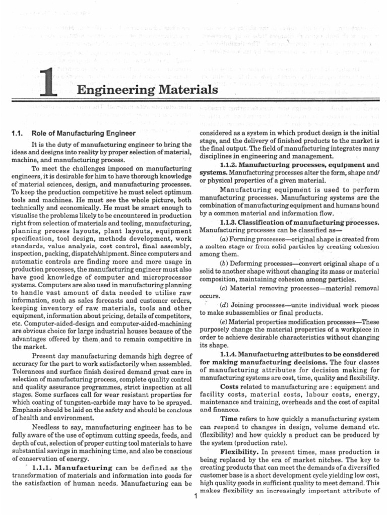 Engineering Materials PDF | PDF