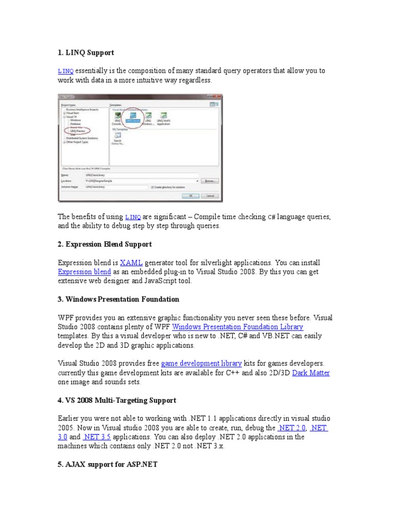 LINQ Support: Xaml Expression Blend | Download Free PDF | Microsoft Visual Studio | Extensible ...
