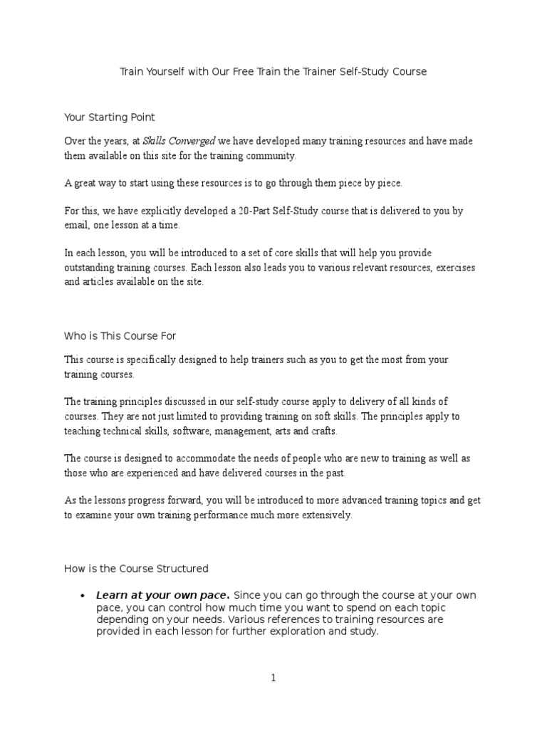 What Can You Learn From Awful Training Courses | PDF | Facilitator | Expert