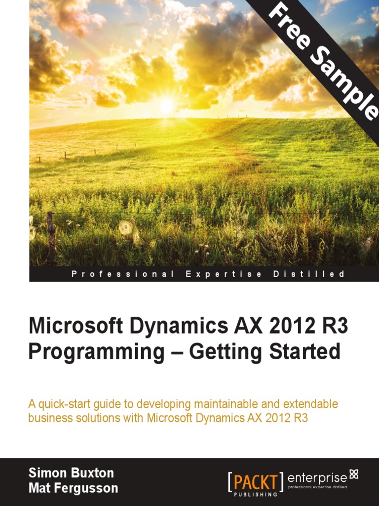 Microsoft Dynamics AX 2012 R3 Programming - Getting Started - Sample Chapter | Download Free PDF ...