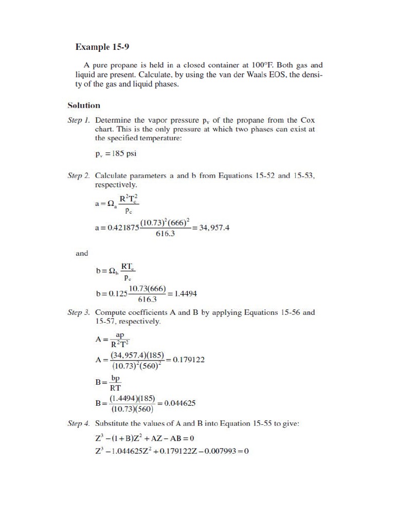 EOS Solved Examples | PDF