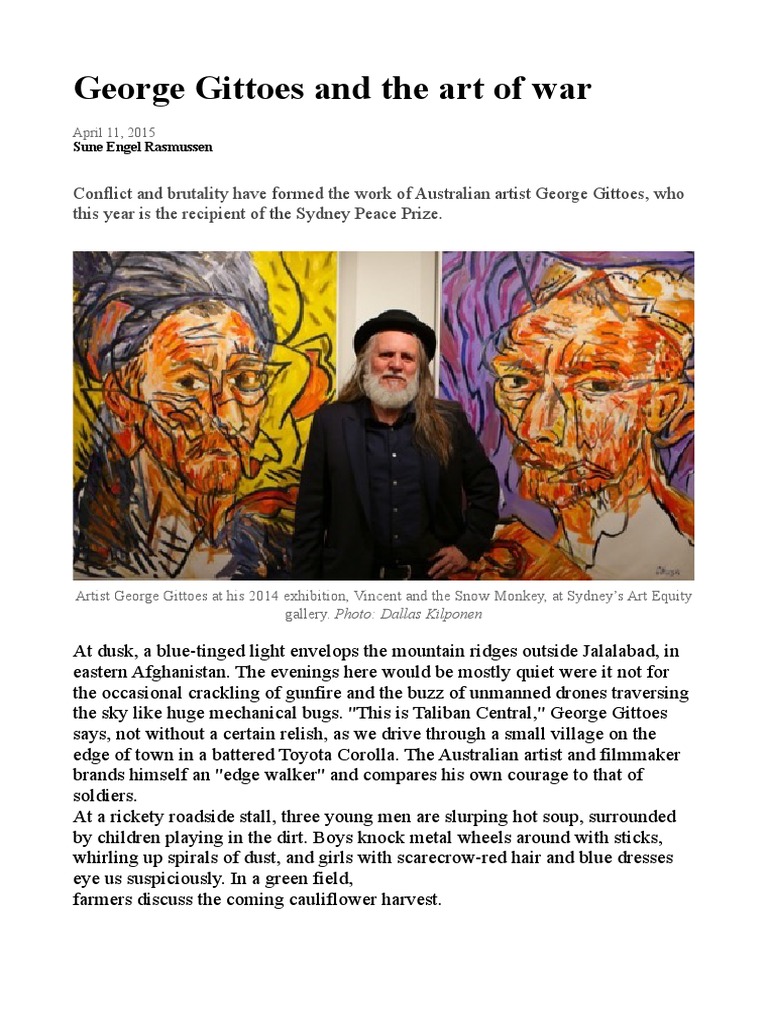 More George Gittoes SMH | PDF | Paintings