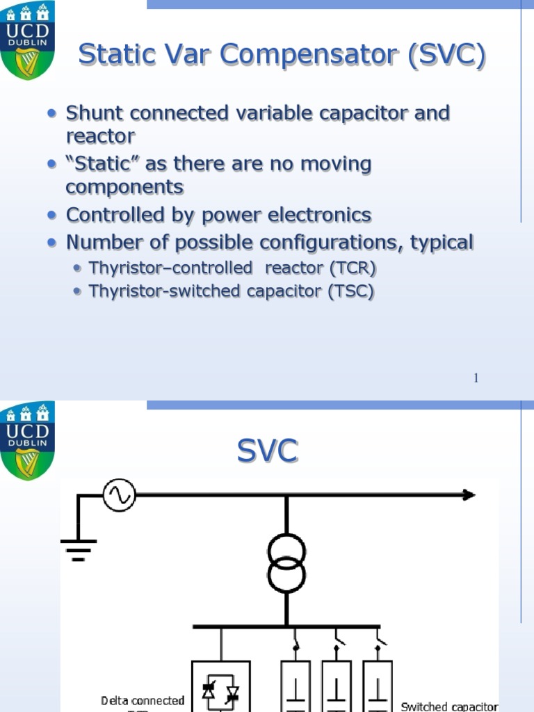 Static Var Compensator (SVC) | PDF | Root Mean Square | Electromagnetism