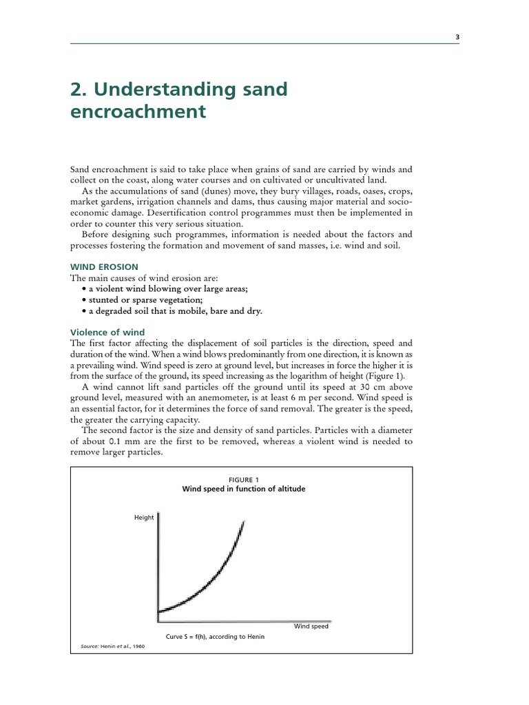 Understanding Sand Encroachment: Wind Erosion | PDF | Dune | Erosion