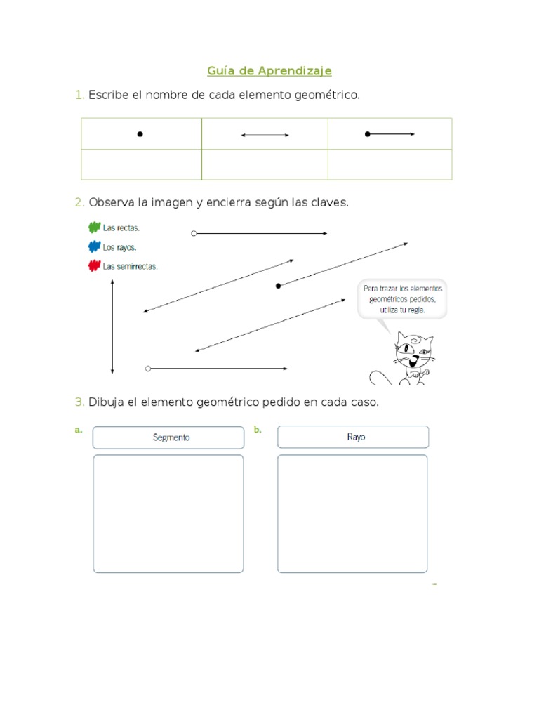 Lineas y Angulos | PDF | Juegos y actividades | Hogar, jardinería y ...