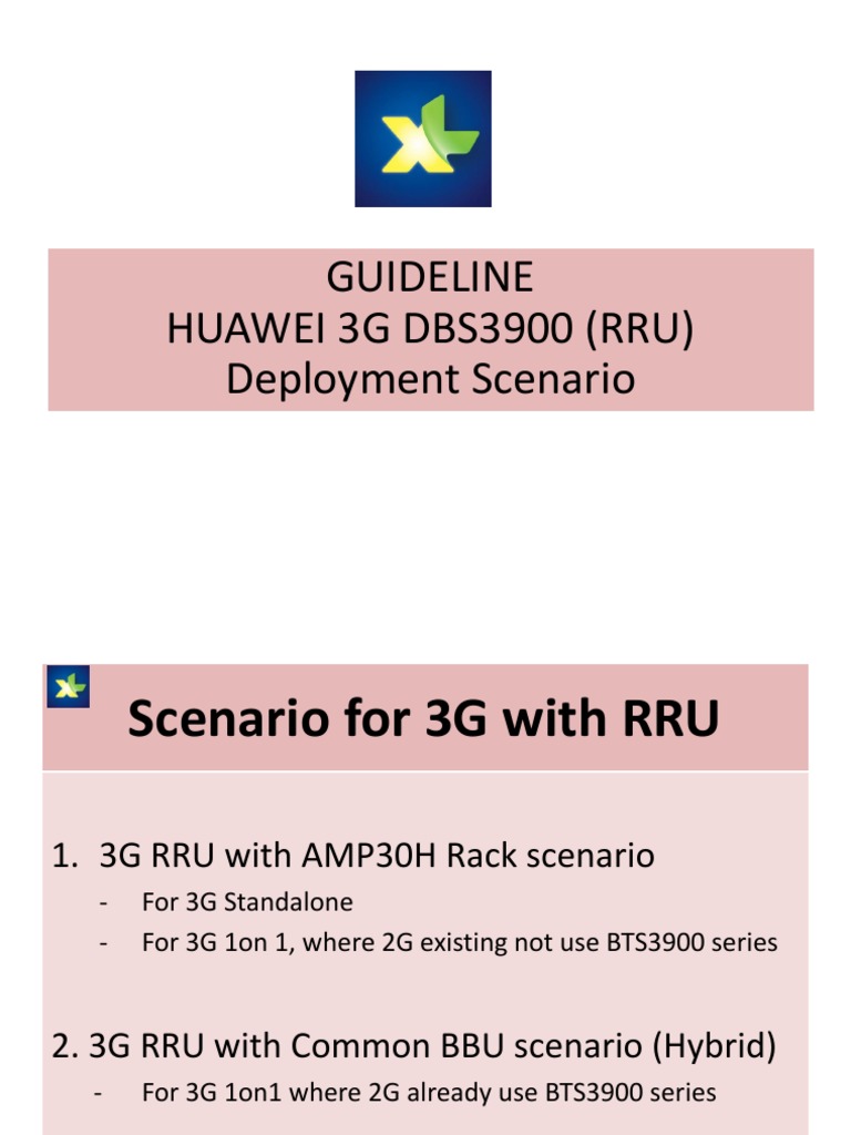 Huawei 3G DBS3900 RRU Deployment Guide | PDF | Cable | 3 G