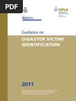 INTERPOL Disaster Victim Identification Guide | PDF | Emergency | Autopsy