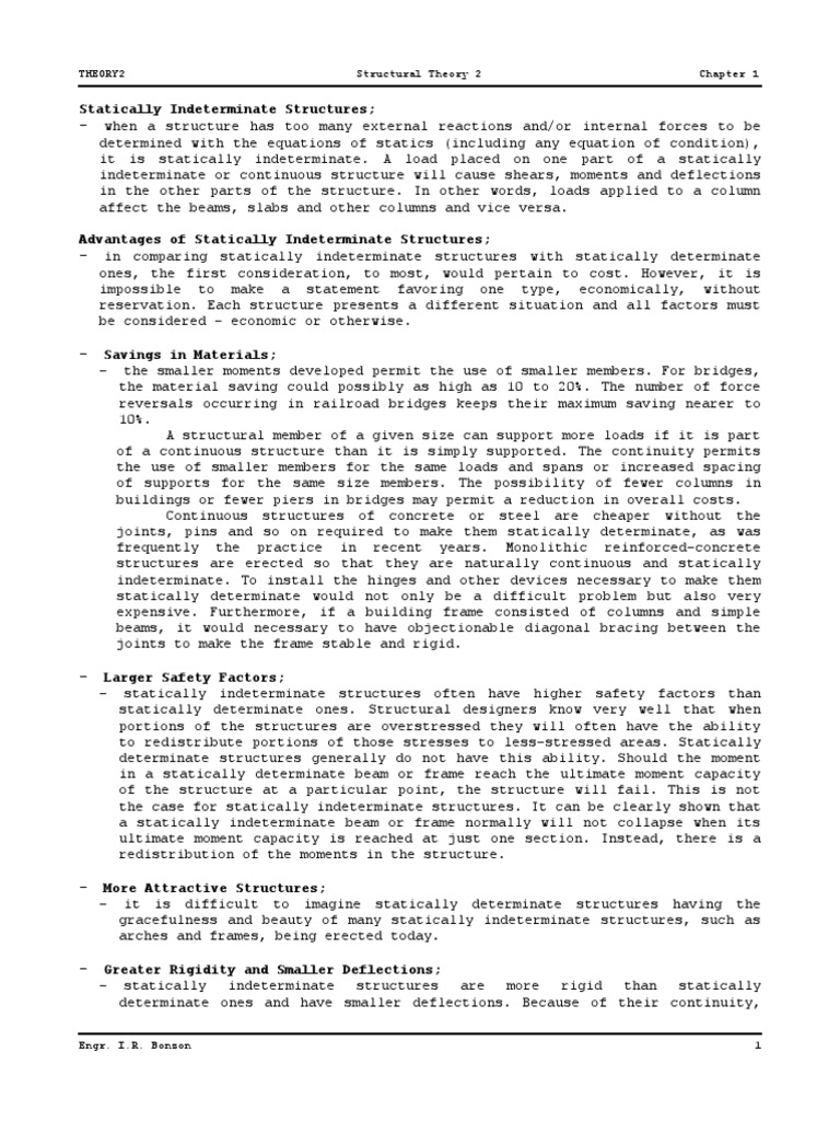 Structural Theory 2 (Part 5) 1 | PDF | Deformation (Engineering ...