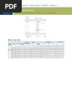 American Wide Flange Beam Dimensions | PDF