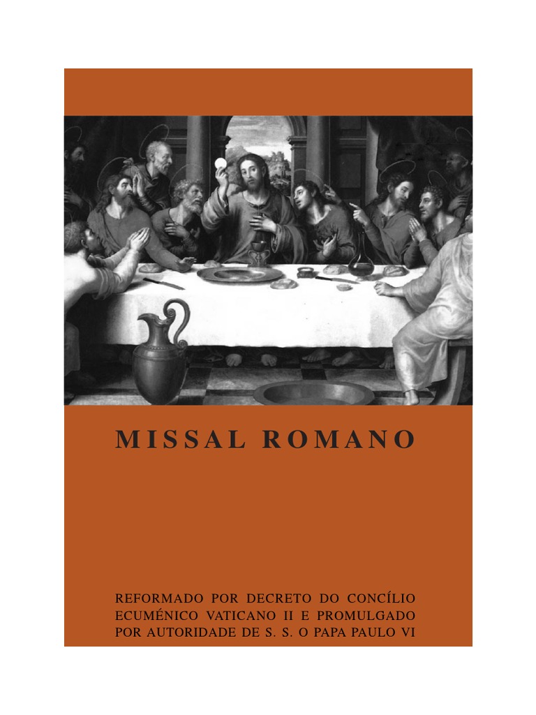 Missal Romano PDF | PDF | Missa (liturgia) | Liturgia