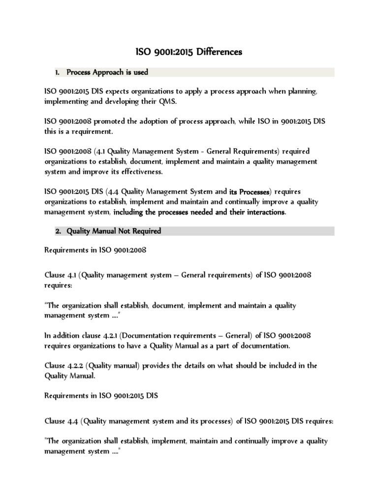 Iso 9001 2015 | PDF | Iso 9000 | Quality Management System