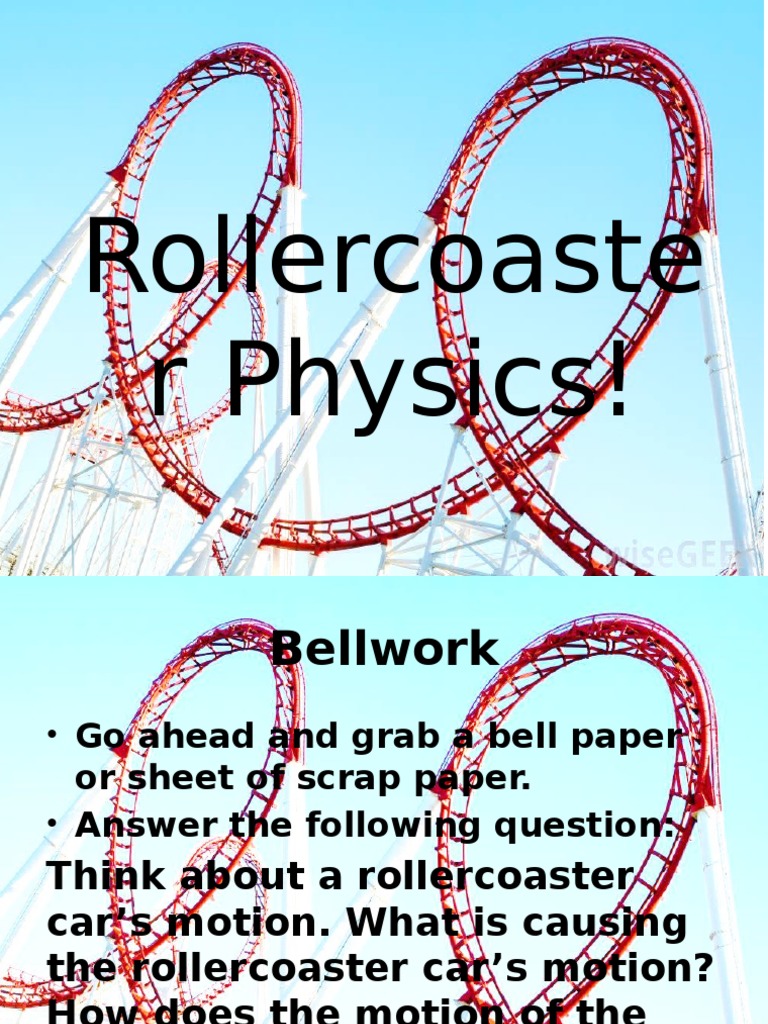 Rollercoaster Physics! | PDF