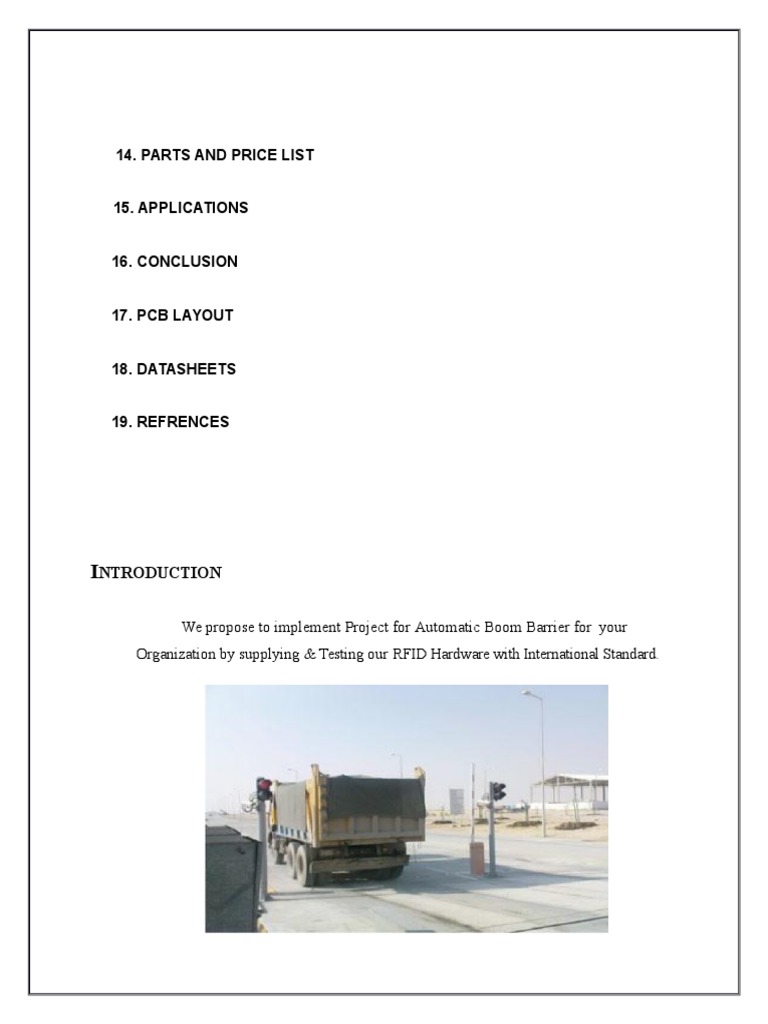 Boom Barrier | PDF | Amplifier | Mosfet