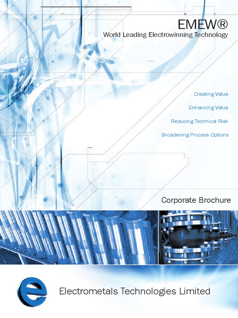 Emew Electrowinning Brochure PDF | PDF | Cathode | Anode
