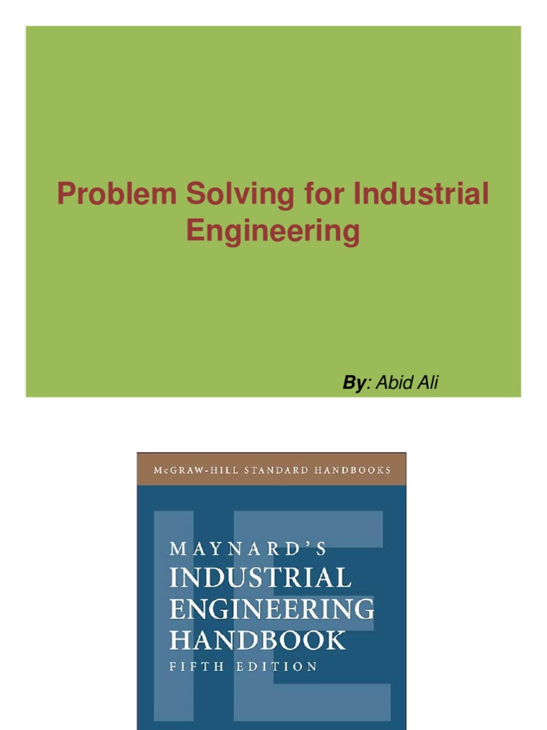 Notes Basic Industrial Engineering 1,2,3 | PDF | Industrial Engineering ...