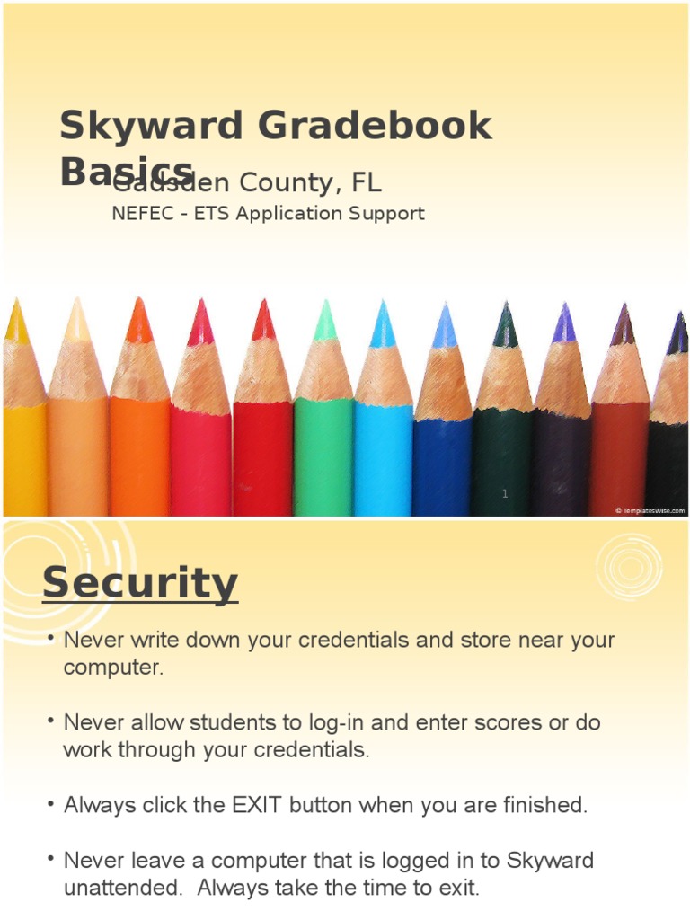 Skyward Basics Pdf User Computing Homework