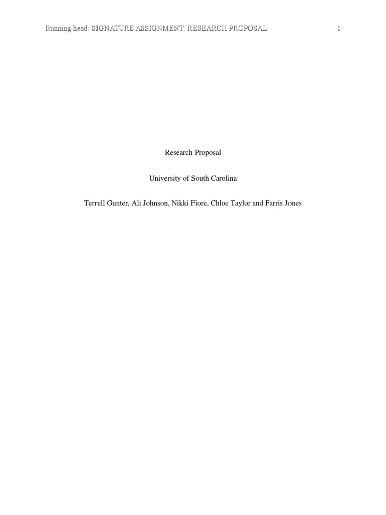 Final Research Proposal | PDF | Substance Abuse | Survey Methodology