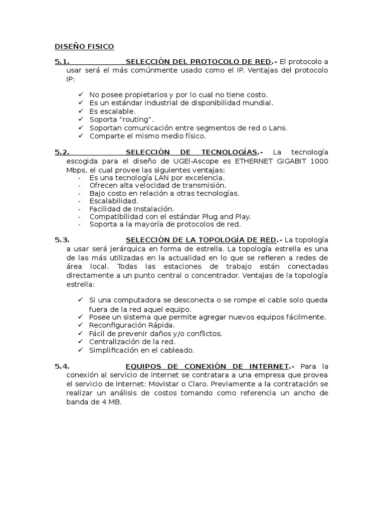 Diseño Fisico REDES | PDF | Servidor (Computación) | Red de computadoras