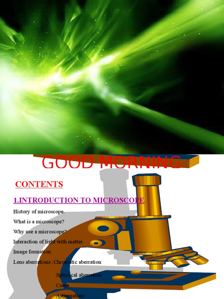 Micros | PDF | Lens (Optics) | Microscope