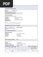 Unofficial Transcripts - Ivy Tech Community College | PDF | Course ...