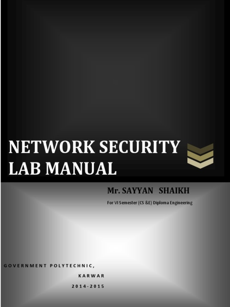 Network Security Lab Manual | PDF | Port (Computer Networking ... Network Security Lab Manual | PDF | Port (Computer Networking ...