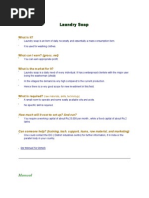 Liquid Soap Ingredients and Functions | PDF | Sodium Hydroxide | Soap