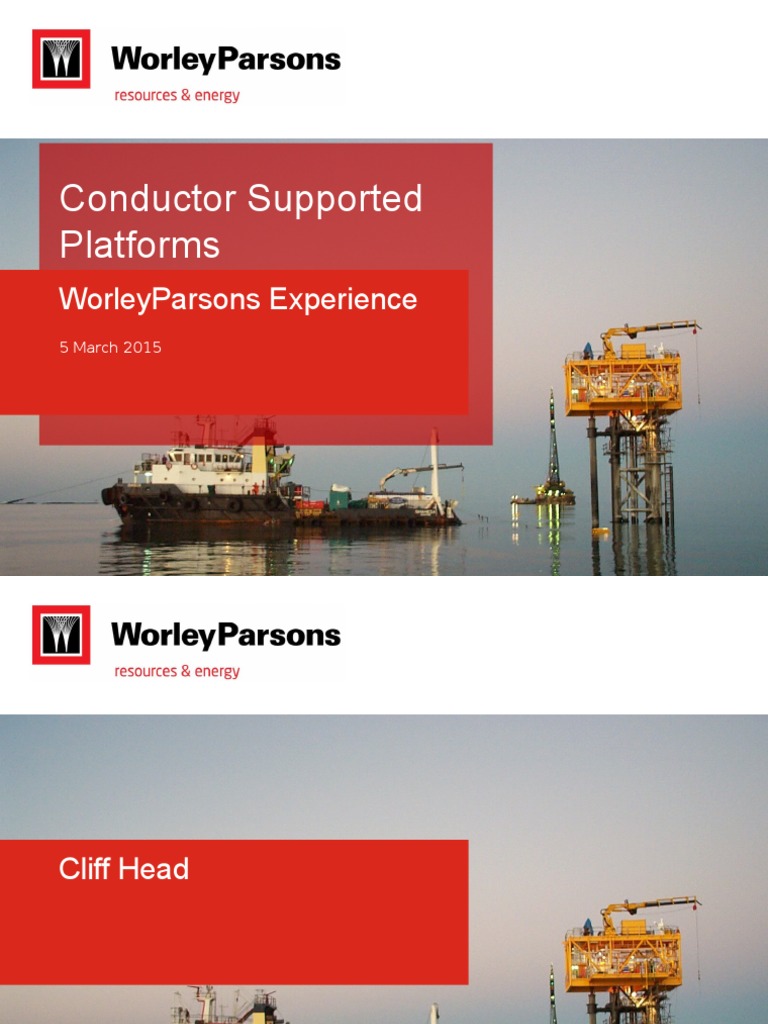 Conductor Supported Platforms Pdf