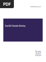 BA 2 Plus Tutorial | PDF | Interest | Calculator