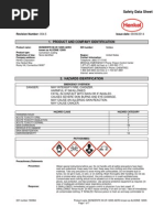 Sunlight Dishwashing Liquid New MSDS | Dangerous Goods | Toxicity