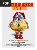 Super-Size Me Fast Food Health Effects Worksheet | PDF | Obesity | Fast ...