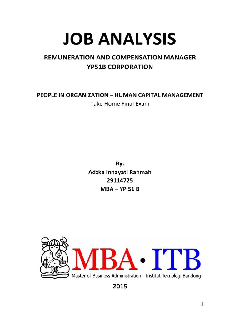 Comprehensive Analysis of the Job Description and Responsibilities of a ...