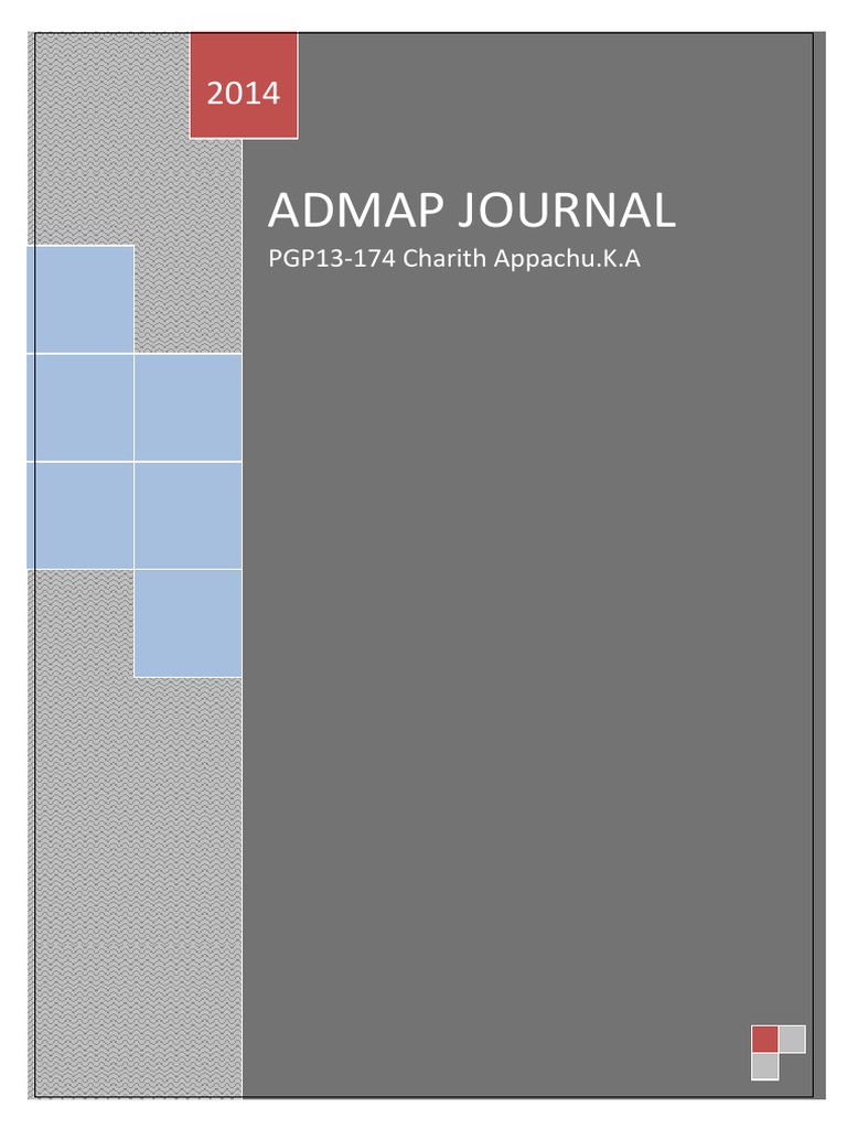 174 ADMAP Journal PDF | PDF | Leadership | Decision Making