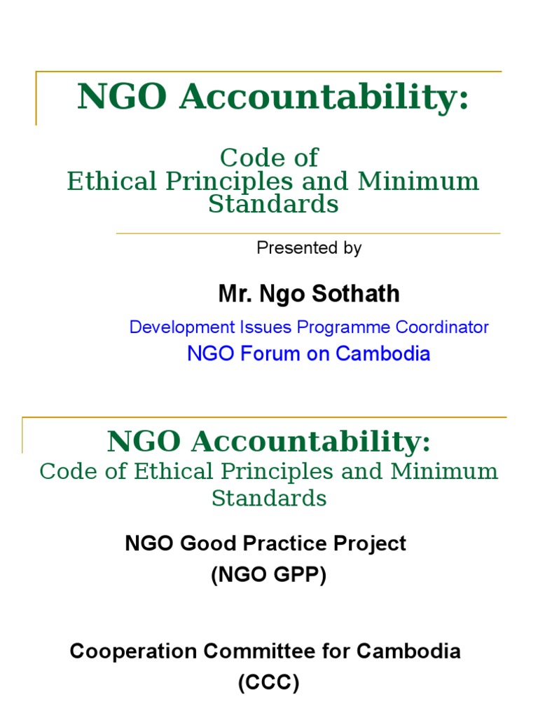 002 Aid 02-2008 Case Study Ngo Accountability in Cambodia | PDF | Non ...