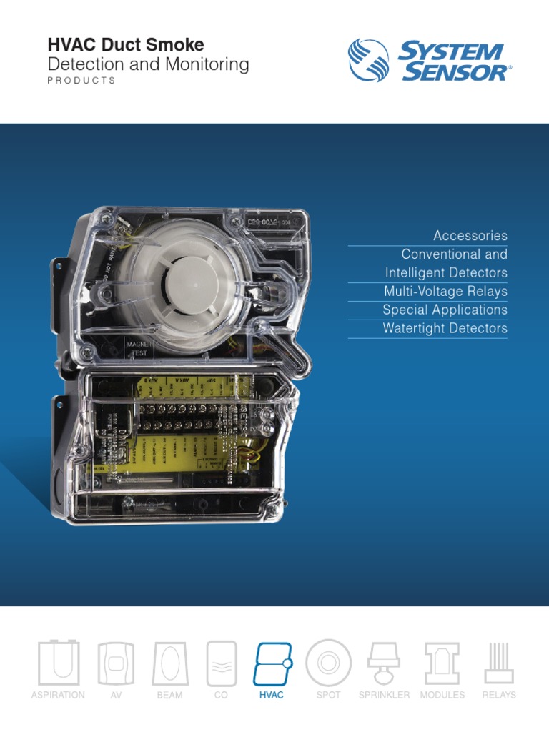 System Sensor DST1 Data Sheet | PDF | Duct (Flow) | Sensor