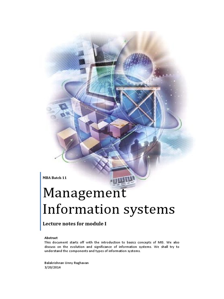 Understanding the Fundamentals of Management Information Systems | PDF ...