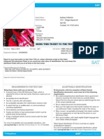 Digital Sat Seating Chart | PDF