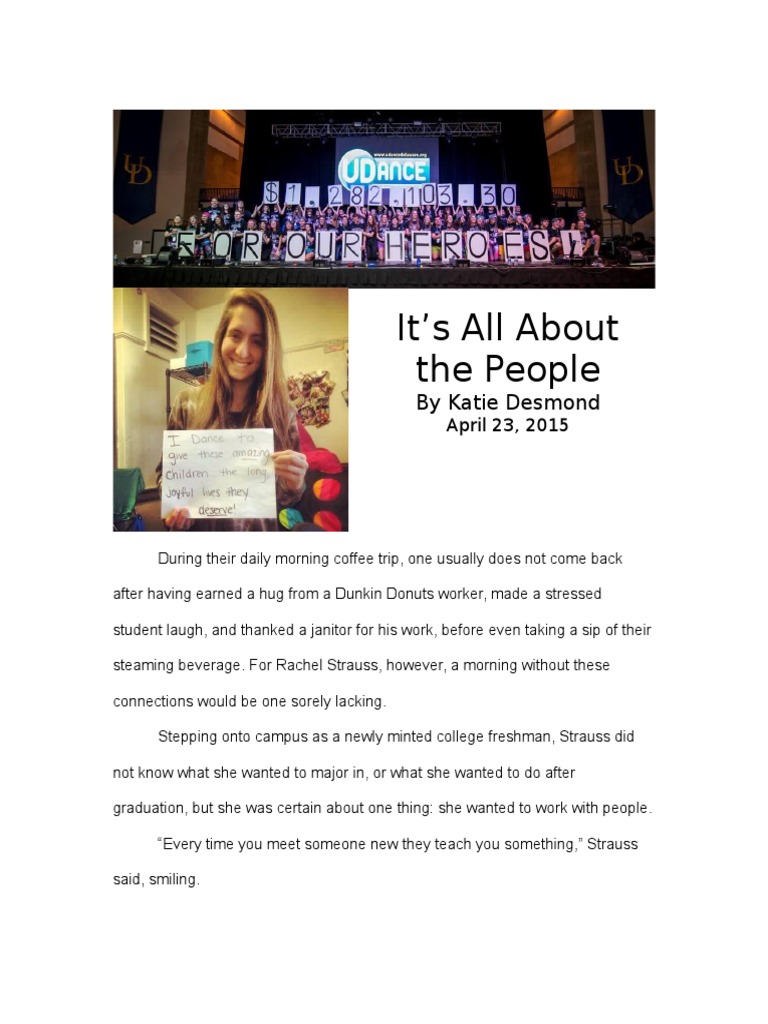Rachel Strauss Profile Final | PDF | Social Science | Wellness