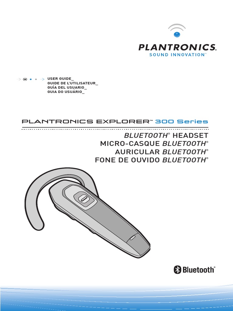 Auricular Plantronics | PDF | Telecommunications | Bluetooth