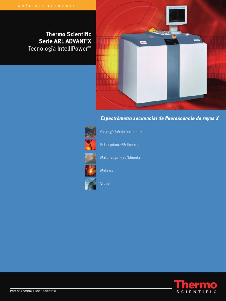 XRF - Arl Advant'x - Spanish | PDF | Microsoft Excel | Software