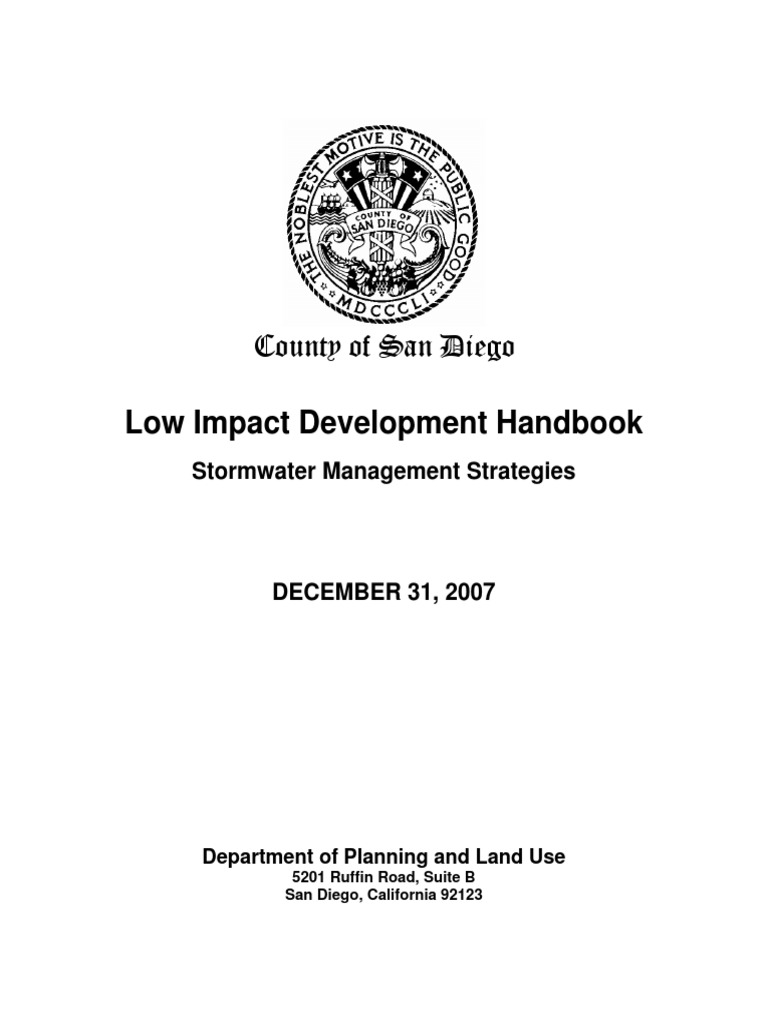 LID Handbook | PDF | Stormwater | Clean Water Act