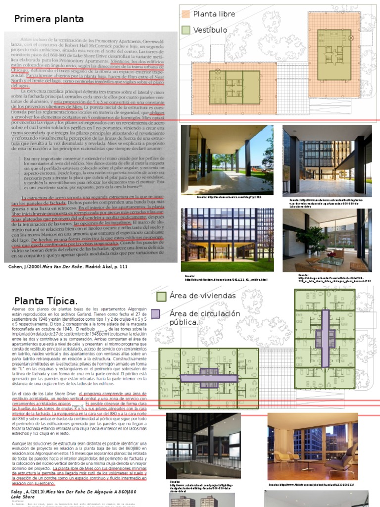 Mies Van Der Rohe's Lake Shore Drive Plans | PDF