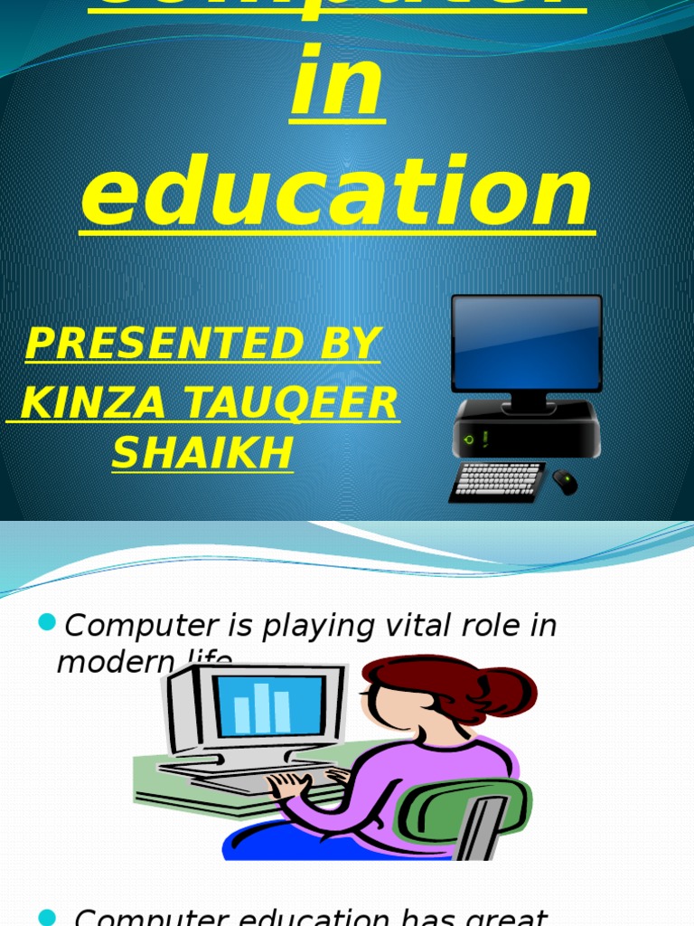 Role of Computer in Education | PDF
