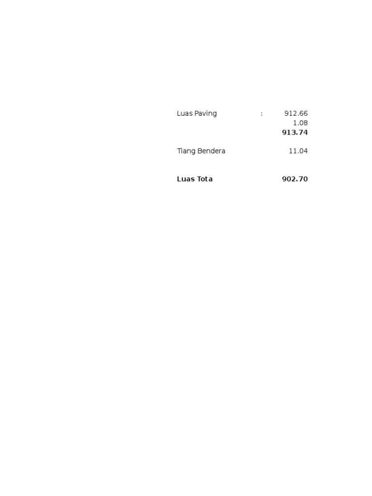Luas Paving Measurements and Details | PDF | Home & Garden