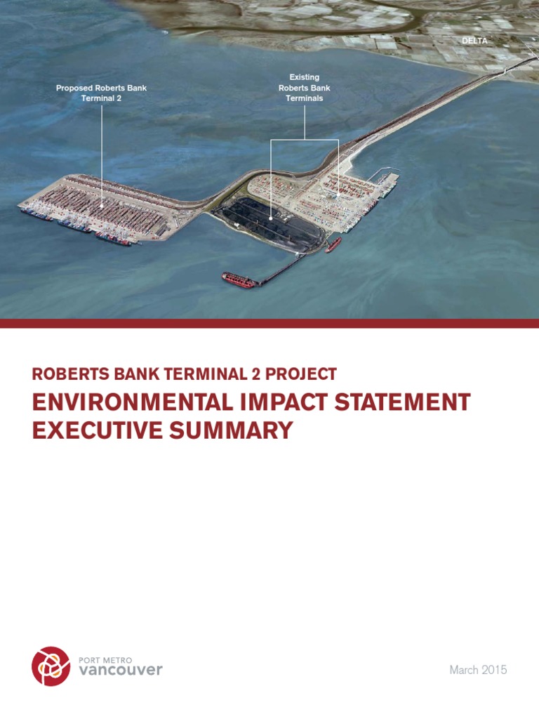 Roberts Bank Terminal 2 EIS Executive Summary March 20151 | PDF ...