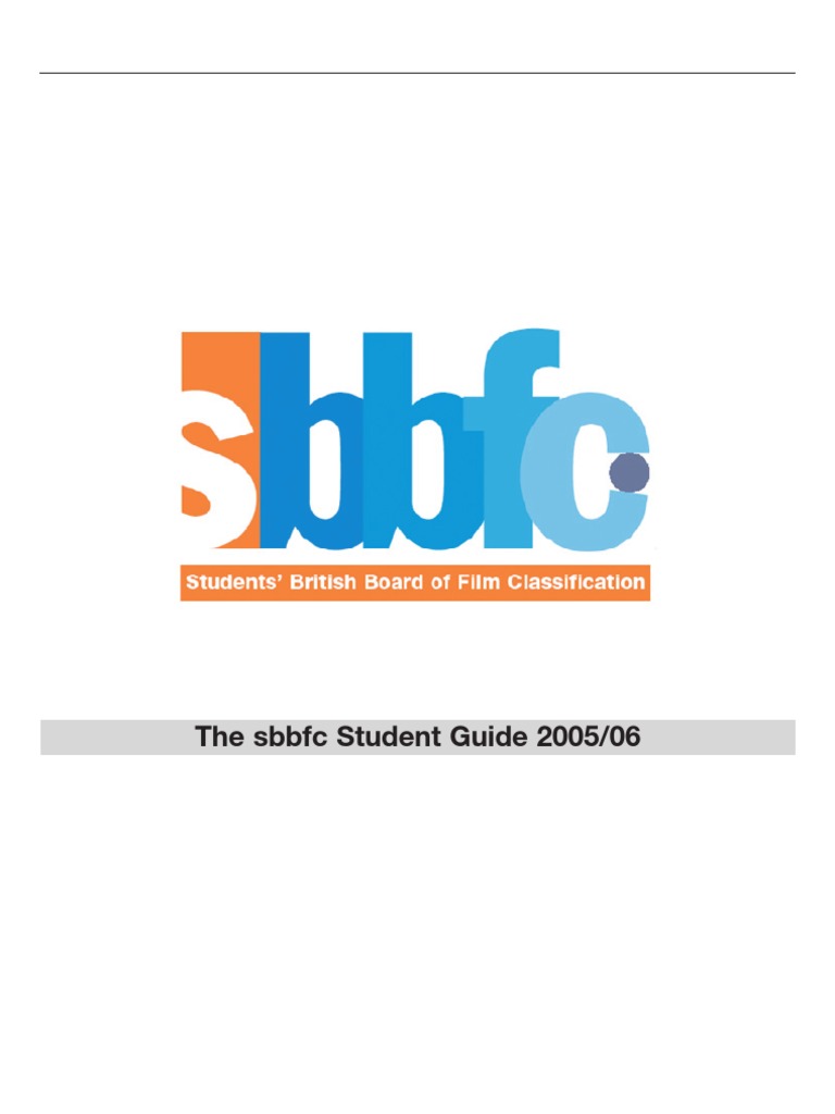 Student Guide To BBFC | PDF | Leisure