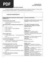 Ubd Lesson Plan Elementary 4th-5th Grade Spanish | PDF | Cognitive ...