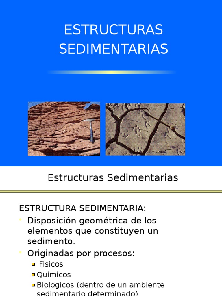Tema Estructuras Sedimentarias | Estrato | Roca sedimentaria